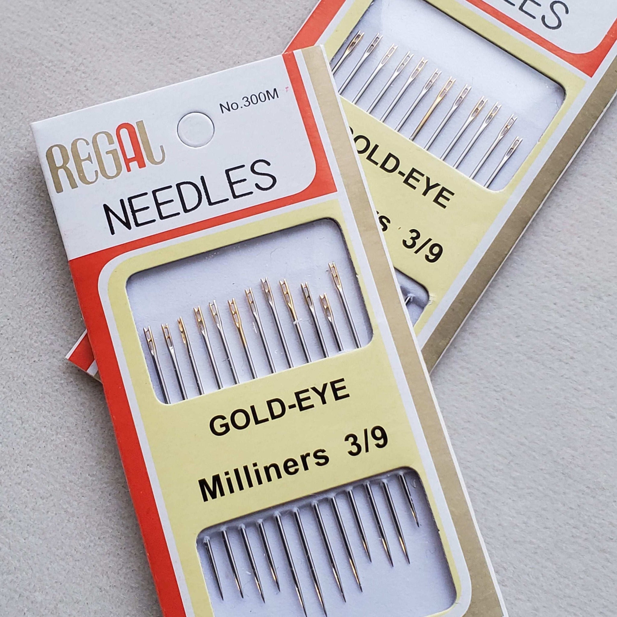 SELF THREADING Hand Sewing NEEDLES Simple Easy , Regal needles , 16 ne